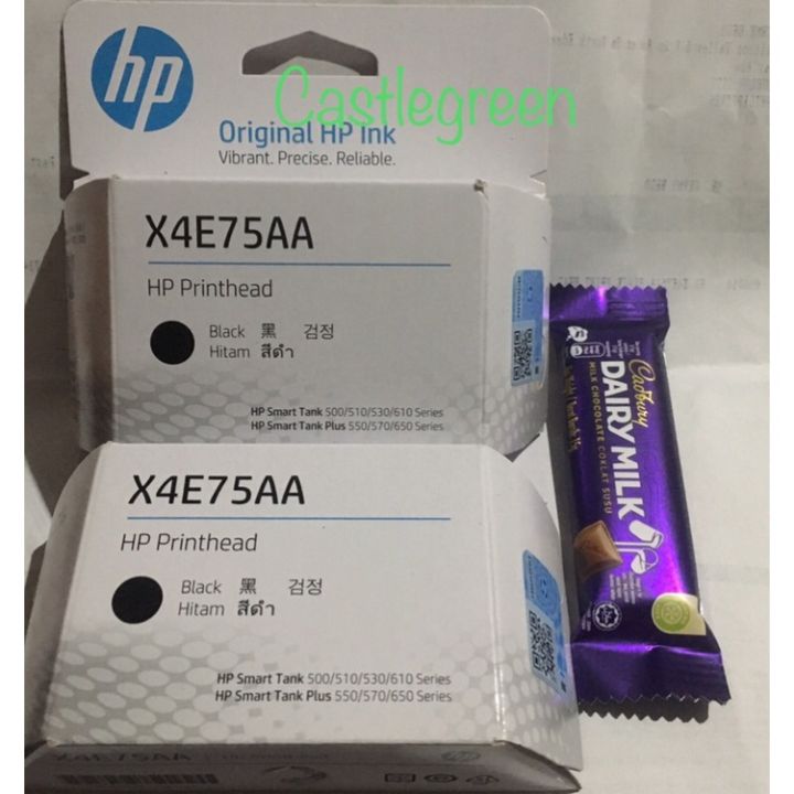 ♚Hp Printhead Smart Tank 510 615 series X4E75AA Black MOH50AAColpr ...