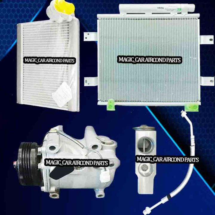 PERODUA MYVI 2005-2010 YEAR 1.3CC COMPRESSOR / CONDENSER / COOLING COIL ...