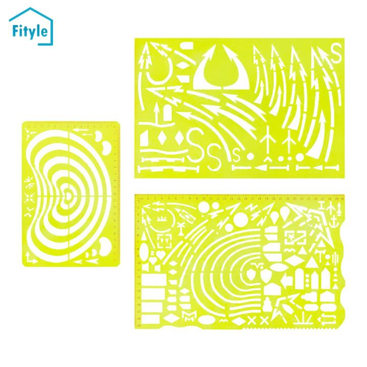 Fityle Drawing Template Ruler Professional for Office Architectural ...