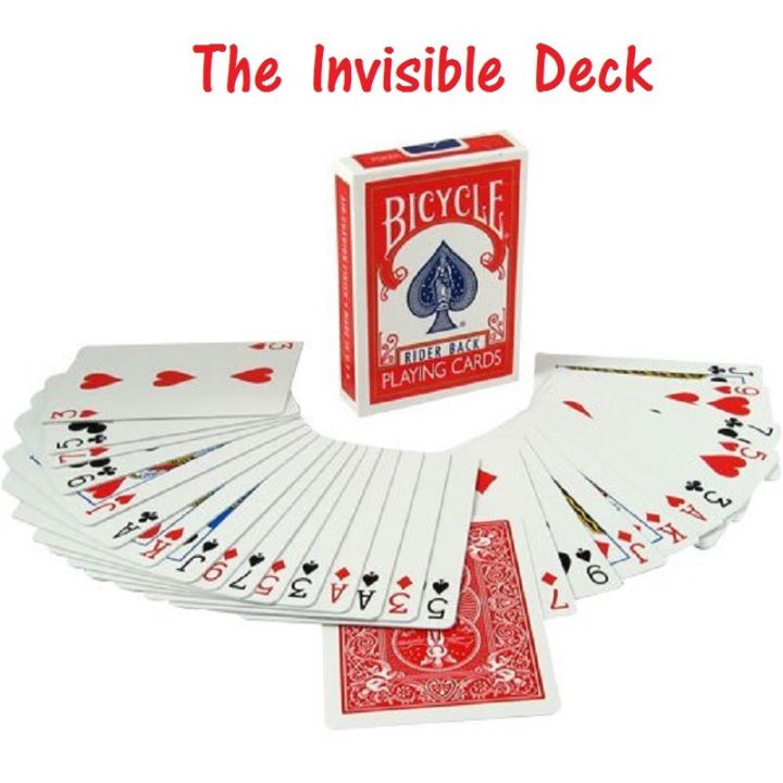 Bicycle Invisible Deck Mind Blowing Card Trick USPCC Magic Card Games ...
