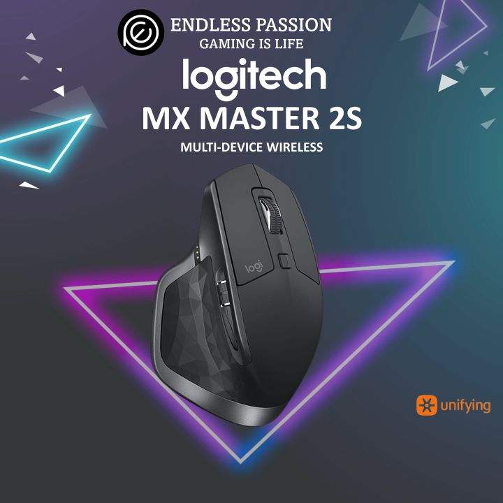 Logitech MX Master 2S Wireless Mouse (2023) with Flow Cross-Computer ...