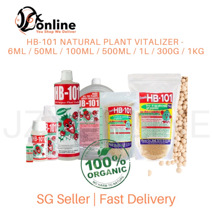 HB-101 NATURAL PLANT VITALIZER - 6ml x2 / 50ml / 100ml / 500ml / 1L / Granules 300g / Granules ...