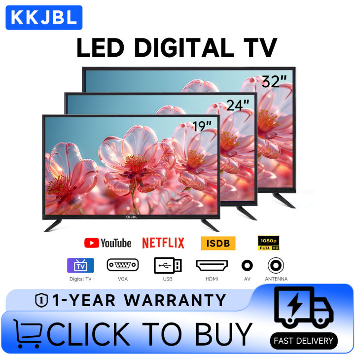KKJBL&JEAANSP LED TV Digital TV 19 inch/22 inch /24 inch/26 inch /32 Inch+Smart TV BOX Hd ...