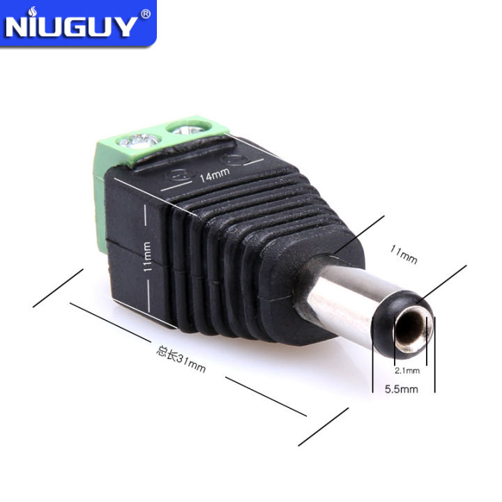 DC male and female DC 5V-36V Male Female Connectors 5.5x2.1mm DC Power ...