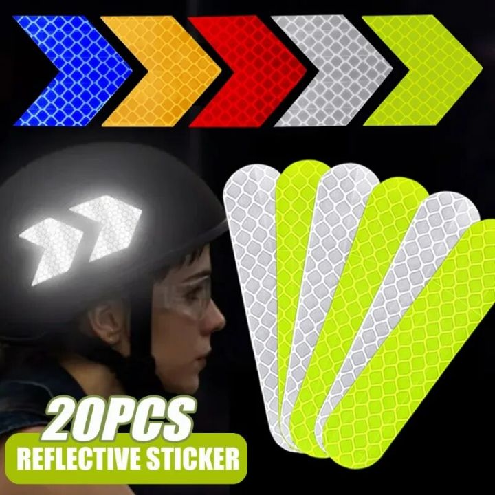 Safety Helmet Reflective Sticker Car Motorcycle Electric Vehicle High ...