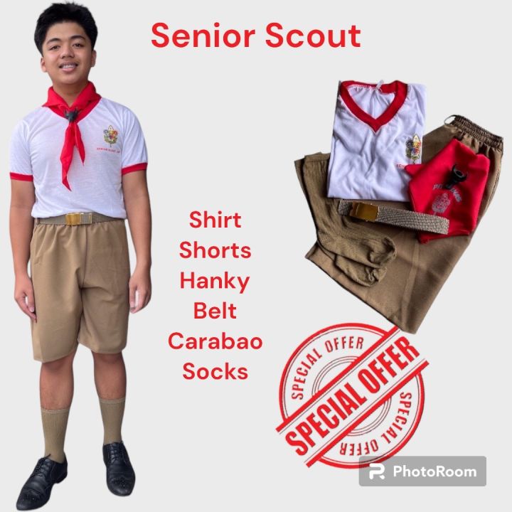 SCOUTING UNIFORM BSP SENIOR SET ( 6 IN 1 ) | Lazada PH