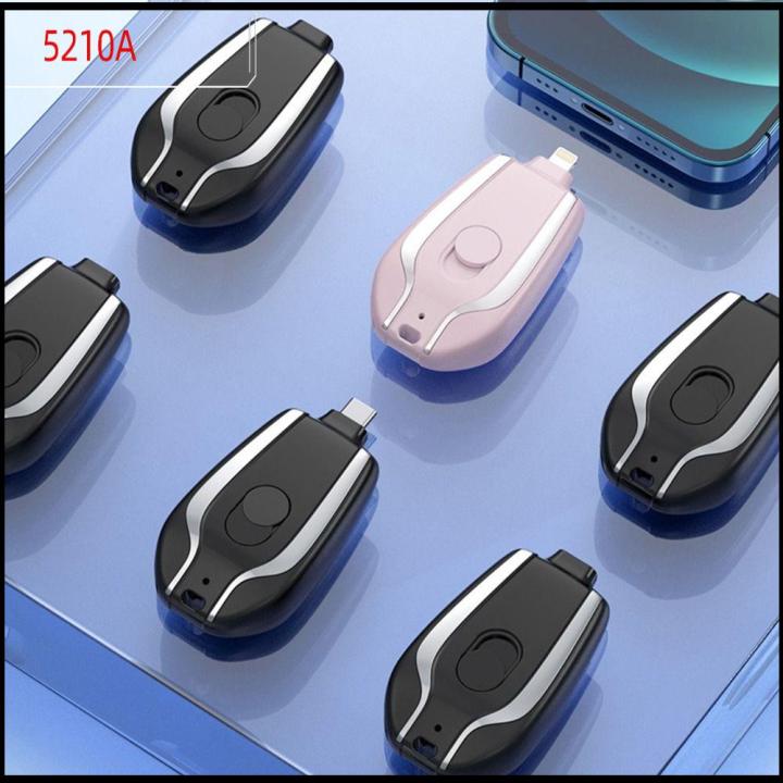 5210A การออกแบบใหม่ 1500mAh ค่ะ Type-C พวงกุญแจแบบห้อย พาวเวอร์แบงค์พกพา สำหรับ iPhone Android ...