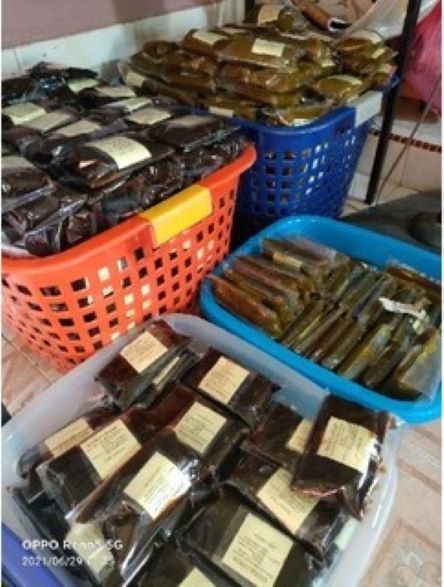 DODOL LEMAK KAMPUNG LAUT PACK 250GRAM GULA MELAKA / PANDAN / DURIAN ...