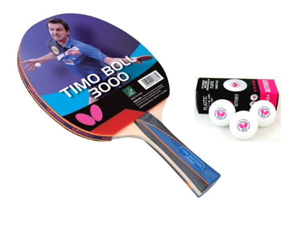 Butterfly Original Timo Boll 3000 Ping Pong Table Tennis Bat | Lazada