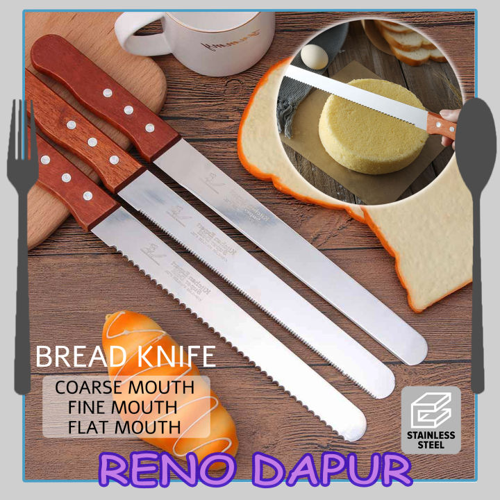 12 /14 inch Bread Knife Cake Knife Pisau Roti Pisau Bergerigi Kek ...