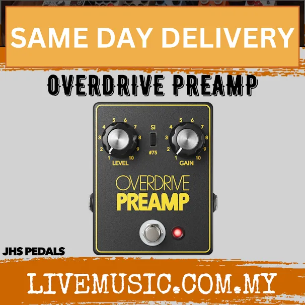 JHS Overdrive Preamp Guitar Effects Pedal | Lazada