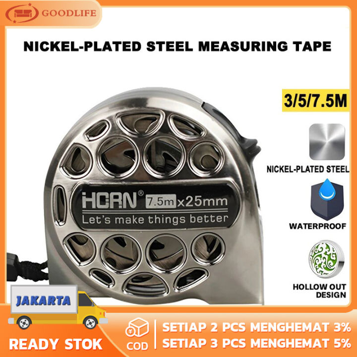 Meteran 3 Meter Paling Kuat Unik Stainless Meteran Baja Anti Karat Meteran 5 Meter Anti Karat ...