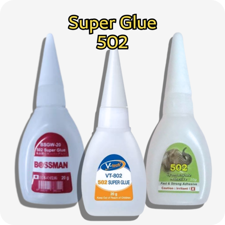 502 Multipurpose Super Glue 3 Second Glue V-tech Bossman Elephant | Lazada