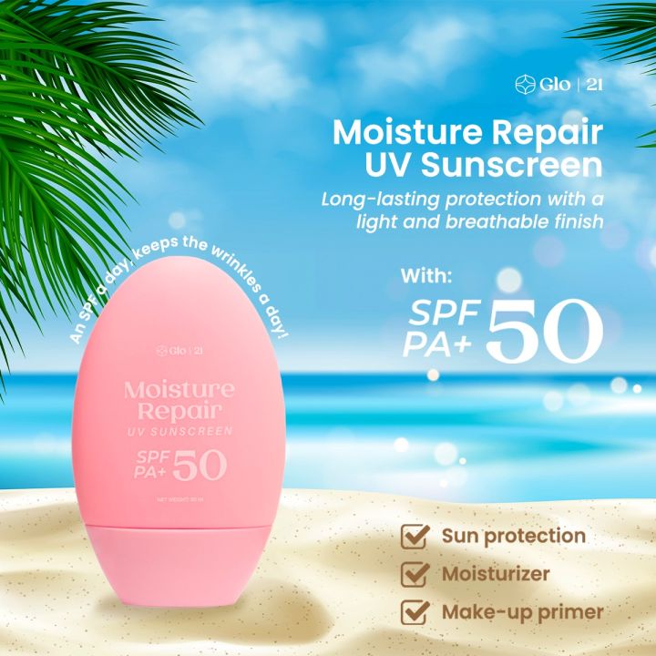 GLO21 Body UV Protection Sunscreen With Long-Lasting SPF50+ | Lazada PH