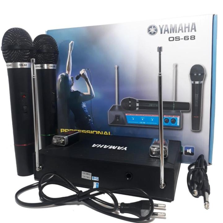 Yamaha Microphone Wireless Os 68 Professional Mic Tanpa Kabel | Lazada ...