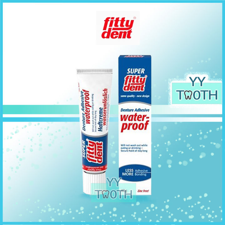Denture Adhesive Fitty Dent krim pelekat gigi palsu denture sticking cream denture holding ...