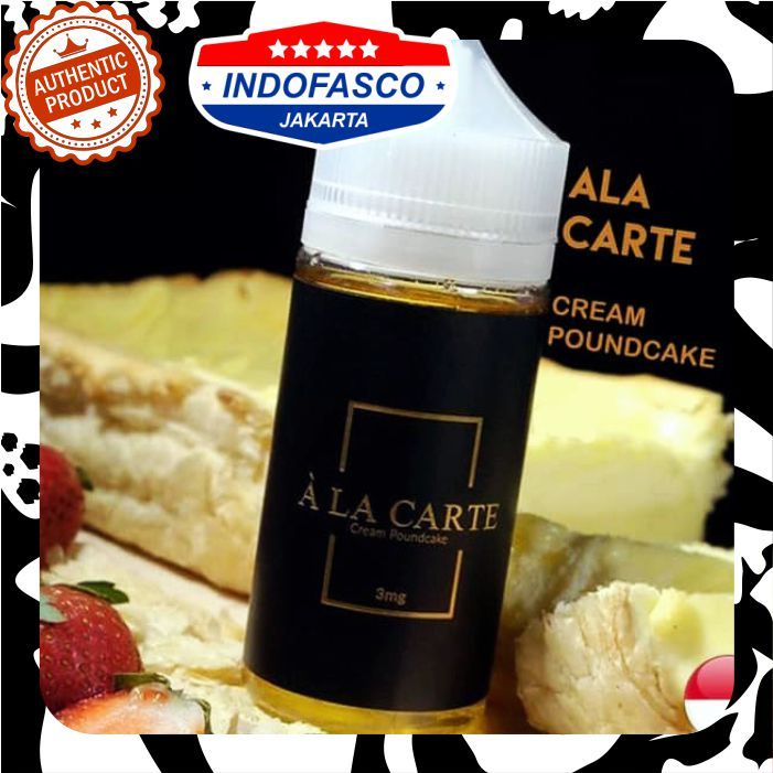 Liquid A La Carte / Ala Carte Poundcake 100ml Freebase | Lazada Indonesia