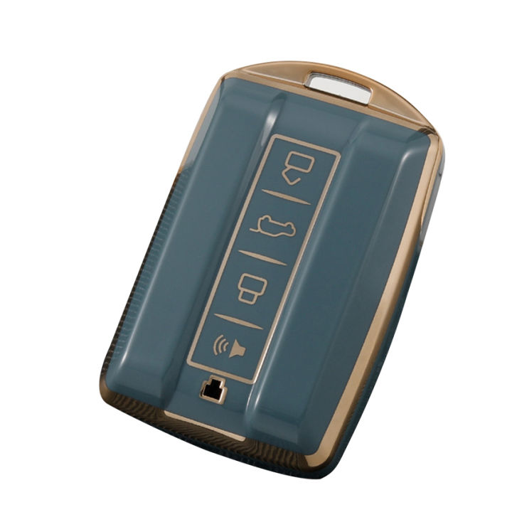 คลุมทั้งหมดป้องกันที่วางฝาครอบเคสกุญแจรถยนต์ TPU สำหรับกำแพง GWM WEY ถัง300 500 Tank300 Tank500 ...