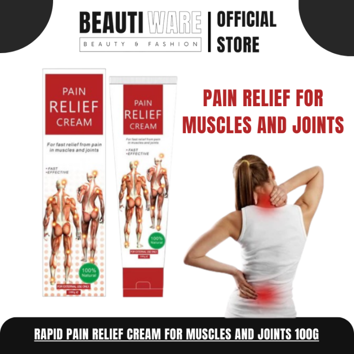 Rapid Pain Relief Cream For Fast Relief From Pain in Muscles And Joints ...