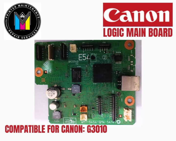 Original Canon Logic Board / Main Board for Canon G3010 Printer | Lazada PH