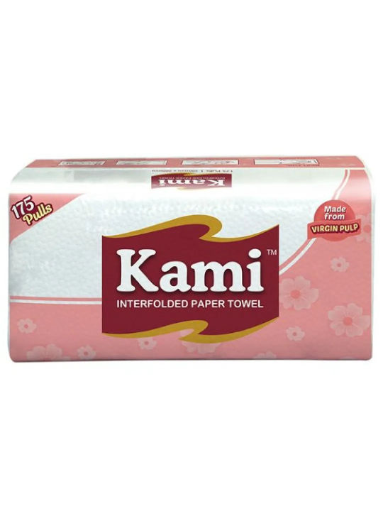 Momzilla - KAMI INTERFOLDED PAPER TOWEL 1PLY 175PULLS x 6 PACKS | Lazada PH