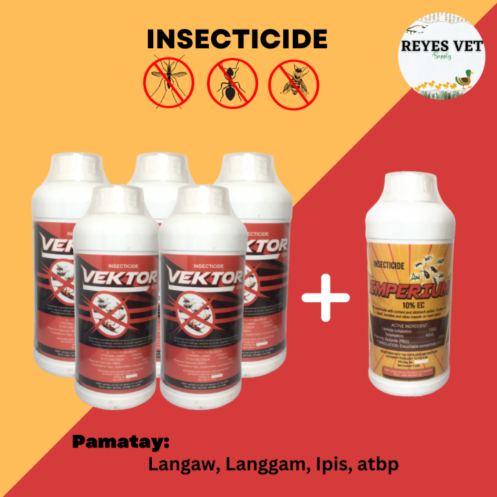 [VET SUPPORT] BUY 5PCS VEKTOR 1Liter GET 1 LITER IMPERIUM INSECTICIDE ...