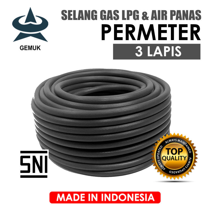 YIKUO Selang Gas Elpiji Selang Gas 3 Lapis Permeter Selang Air Panas ...
