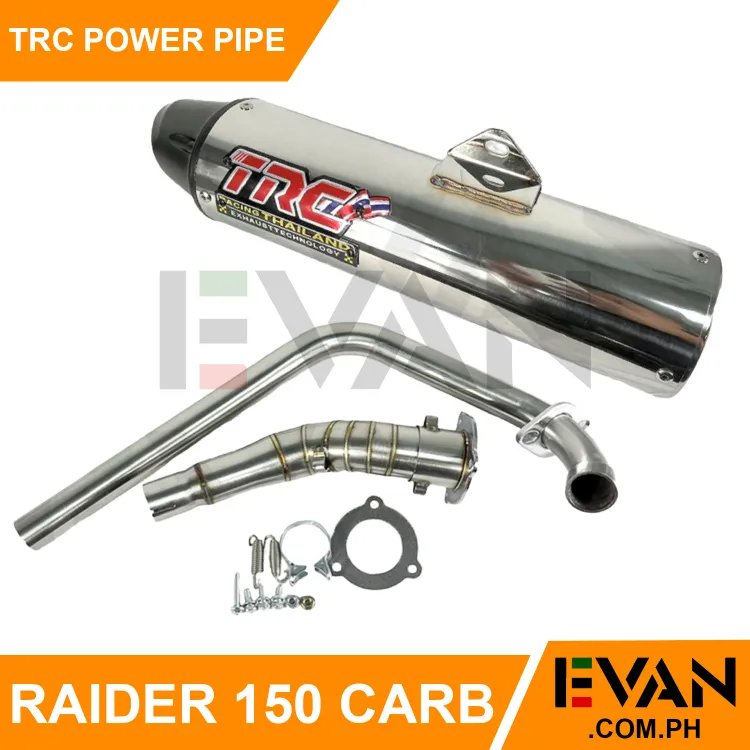 EVAN.COM TRC Muffler Pipe Stainless For Suzuki Raider 150 Carb Made in ...