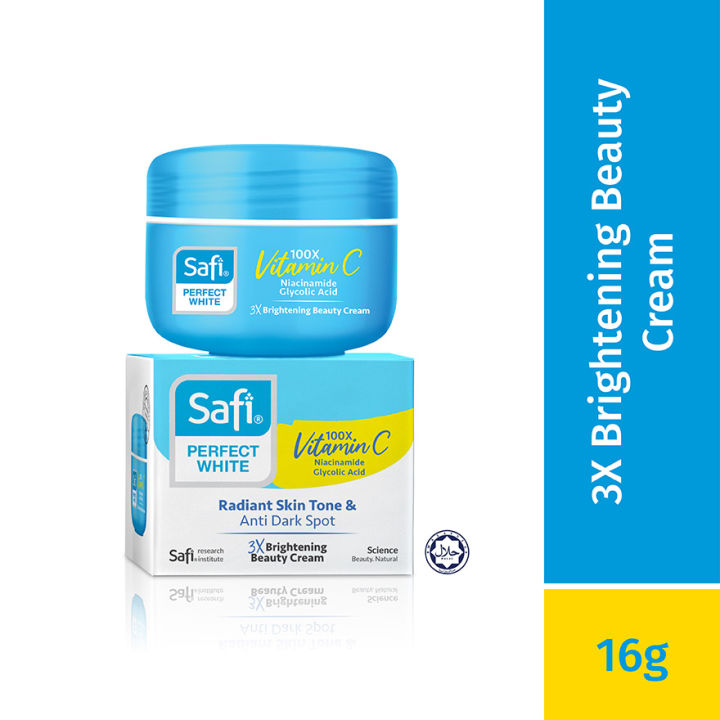 SAFI Perfect White 3X Brightening Beauty Cream 16g | Lazada