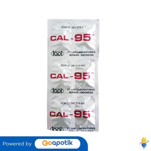 Cal-95 Strip Isi 6 Kaplet | Lazada Indonesia