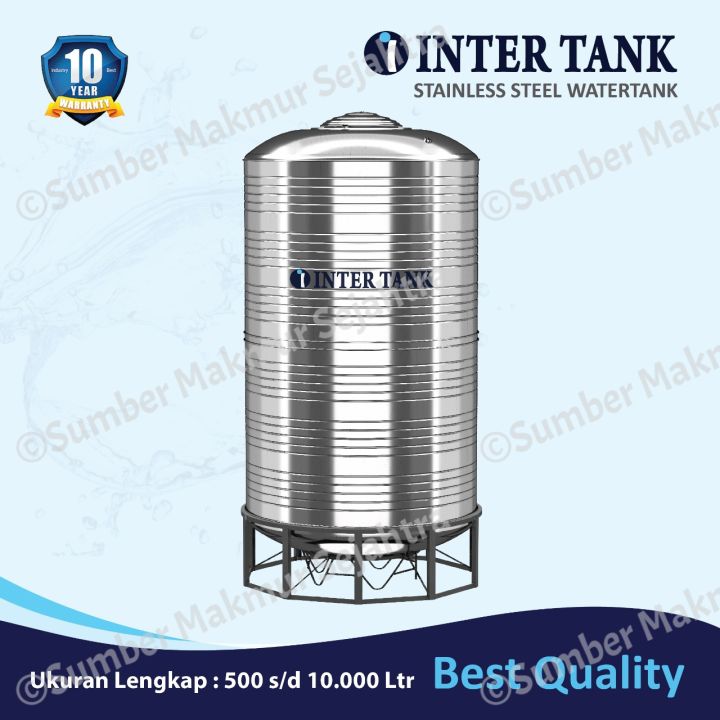 Tangki Air Stainless Inter Tank T 4000 / Toren Air / Tandon Air ...