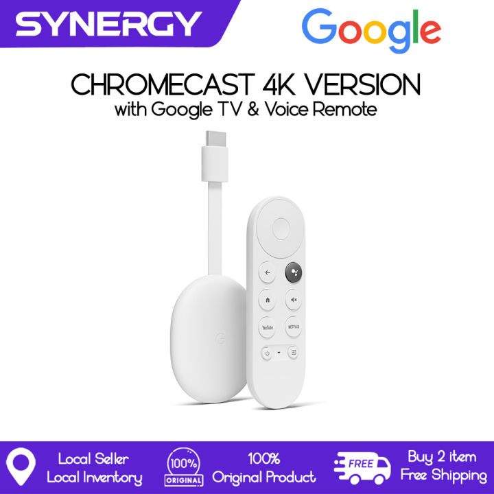 Google Chromecast with Google TV 4k Version | Lazada
