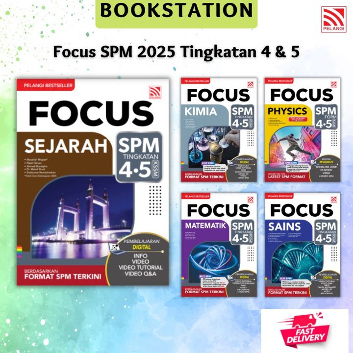 [BS] Buku Rujukan SPM 2025 : Focus SPM Tingkatan 4 & 5 KSSM - Pelangi ...