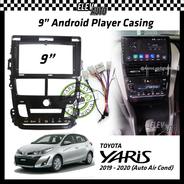 Toyota Yaris 2019-2021 Android Player Casing 9" with Player Socket ...