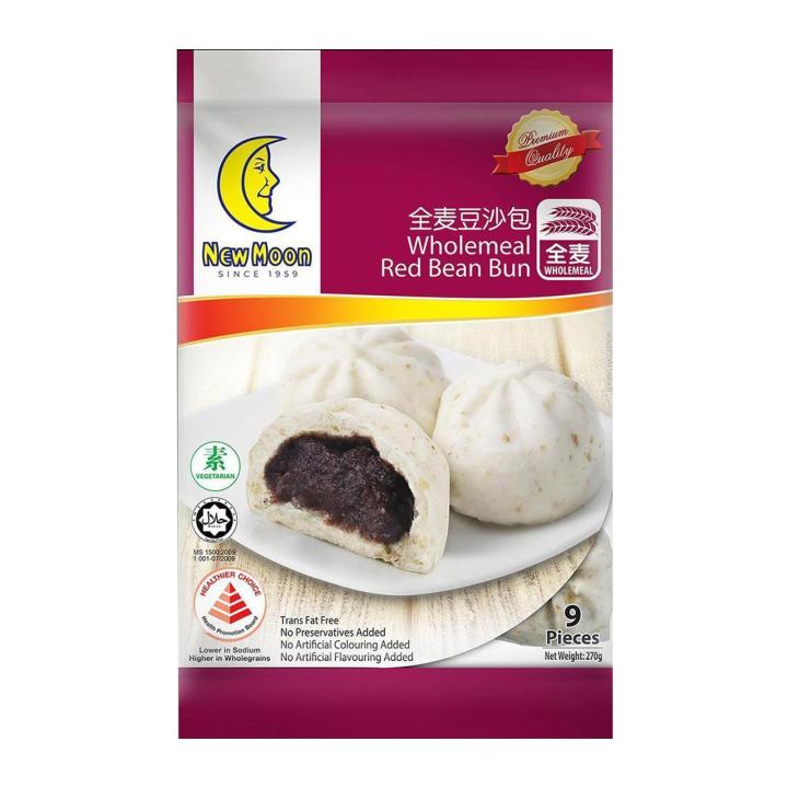 New Moon Wholemeal Red Bean Bun - Frozen | Lazada Singapore