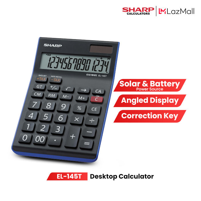 Sharp Desktop Calculator EL-145T | Lazada PH