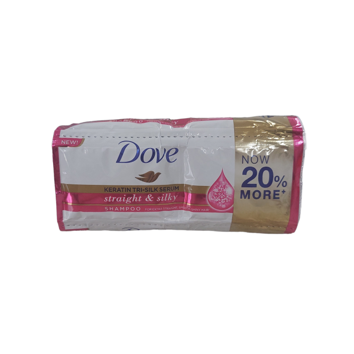 Dove Shampoo Straight & Silky 12ml x 12pcs | Lazada PH