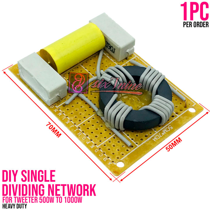 DIY Single Dividing Network for Tweeter Heavy Duty 500W to 1000W ...