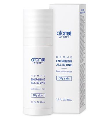 Atomy Homme Energizing All In One 80ml艾多美男士全方位保养品 Skincare Brightening ...