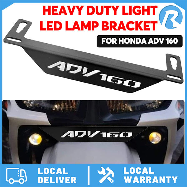 HONDA ADV 160 HEAVY DUTY MINI DRIVING LIGHT LED BRACKET FOR HONDA ADV ...