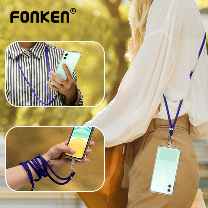 Fonken Phone Lanyard Adjustable Detachable Neck Cord Lanyard Strap For ...