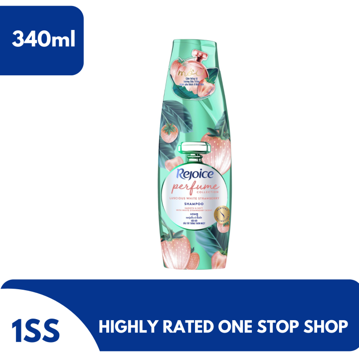 Rejoice Perfume Collection Luscious White Strawberry Shampoo, 340ml | Lazada PH