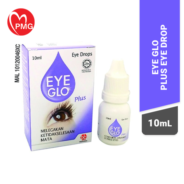 [PMG PHARMACY] Eye Glo Plus Eye Drop 10ml | Lazada