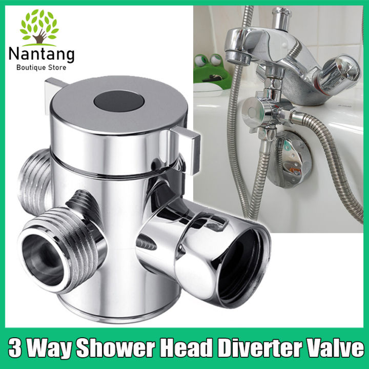 Multifunction 3 Way Shower Head Diverter Valve G1 2 Three Function