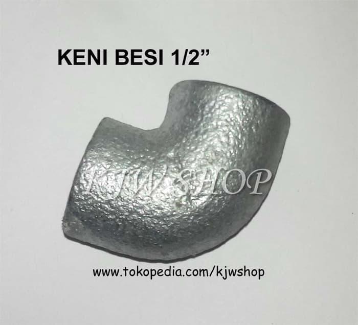Keni Knee Elbow Besi Galvanis 1/2" Keni Belokan 1/2 inch | Lazada Indonesia