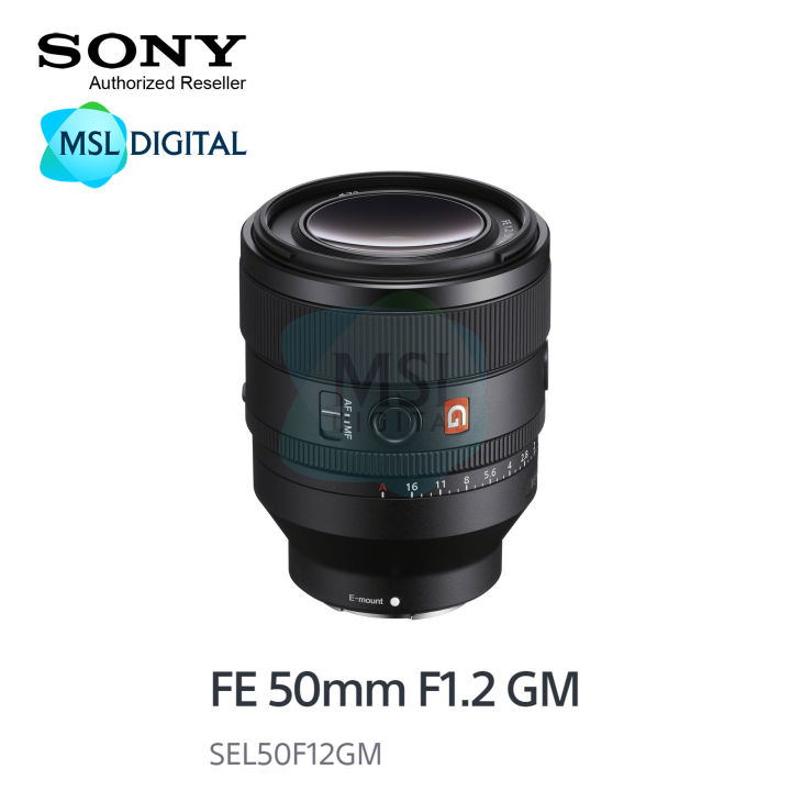Sony FE 50mm FE50mm F1.2 GM Full Frame Premium G Master standard prime ...