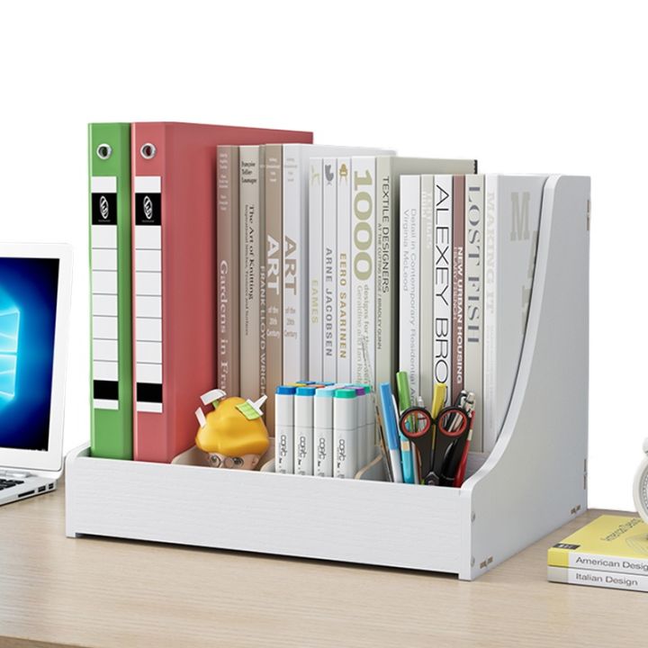 Office tabletop file rack document book storage rack stationary keeper ...