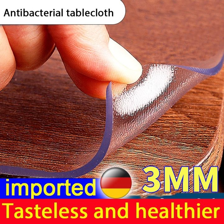 Ultra thick 2/3mm frosted PVC table cover heat-resistant table cloth ...