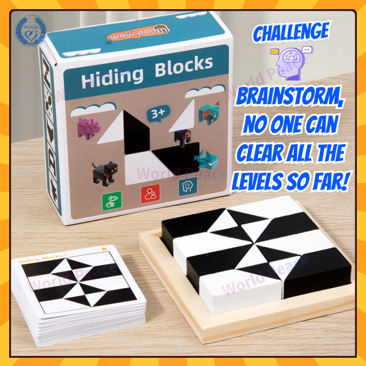 Hidden Building Block Educational Toys Cultivate Children's Spatial ...