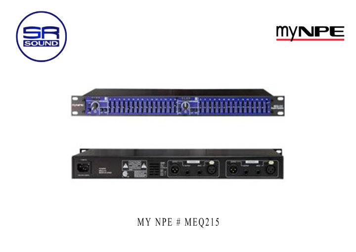 MYNPE MEQ-215 อีควอไลเซอร์ (KPA2400) Stereo Graphic Equalizer 2x15 BAND | Lazada.co.th